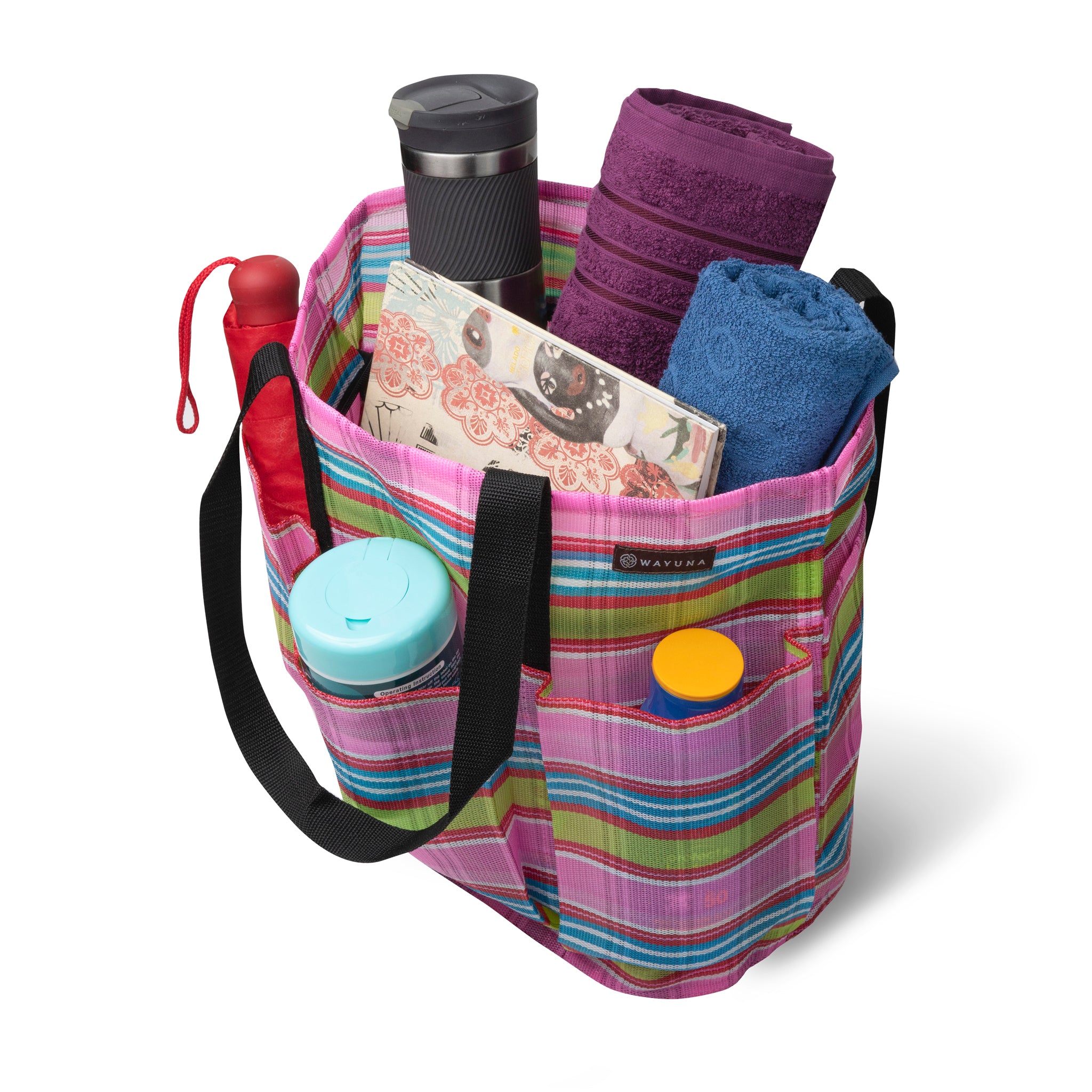 WAYUNA - All Purpose, Multi Pocket, Daily Use, Utility Tote Bag – Wayuna