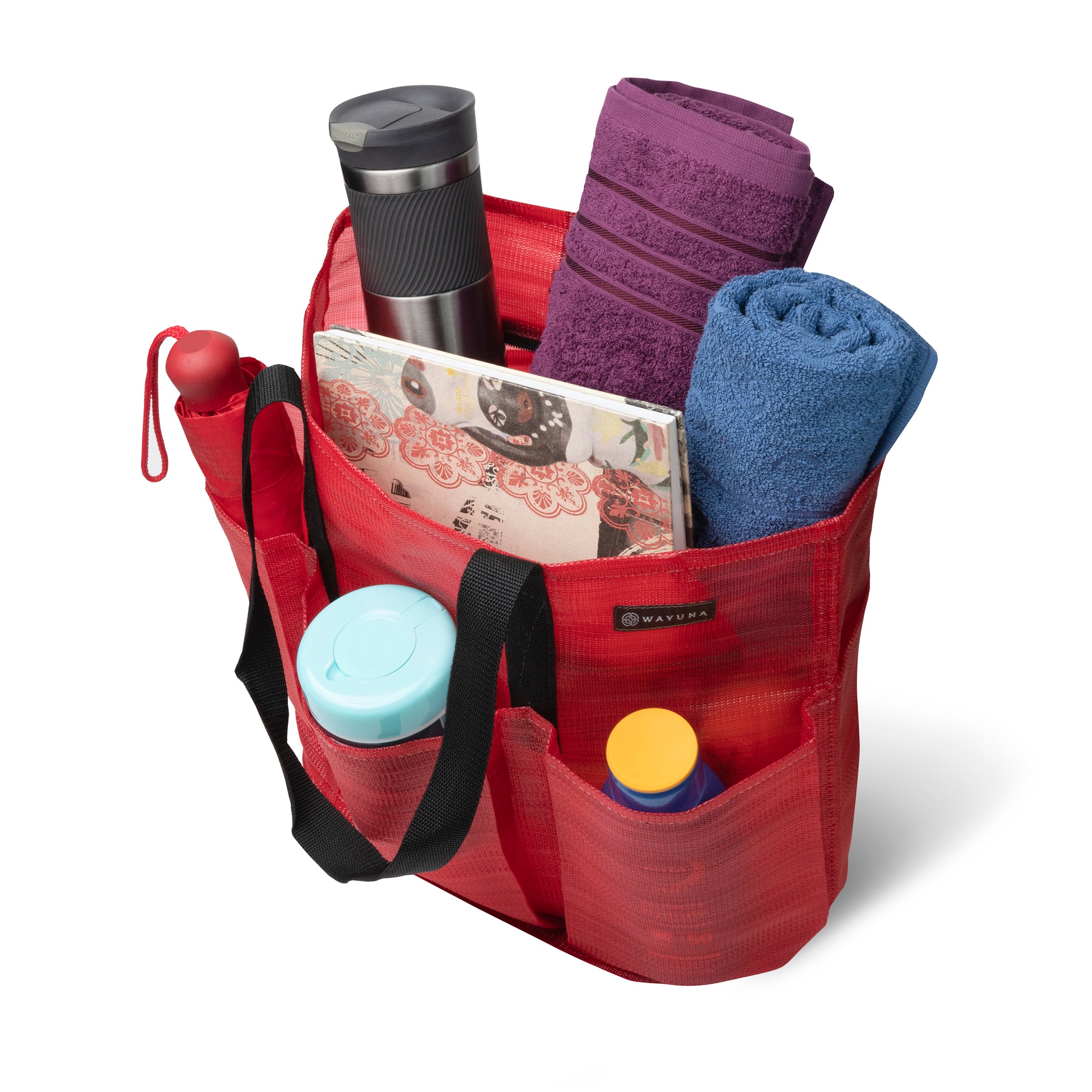 WAYUNA - All Purpose, Multi Pocket, Daily Use, Utility Tote Bag – Wayuna
